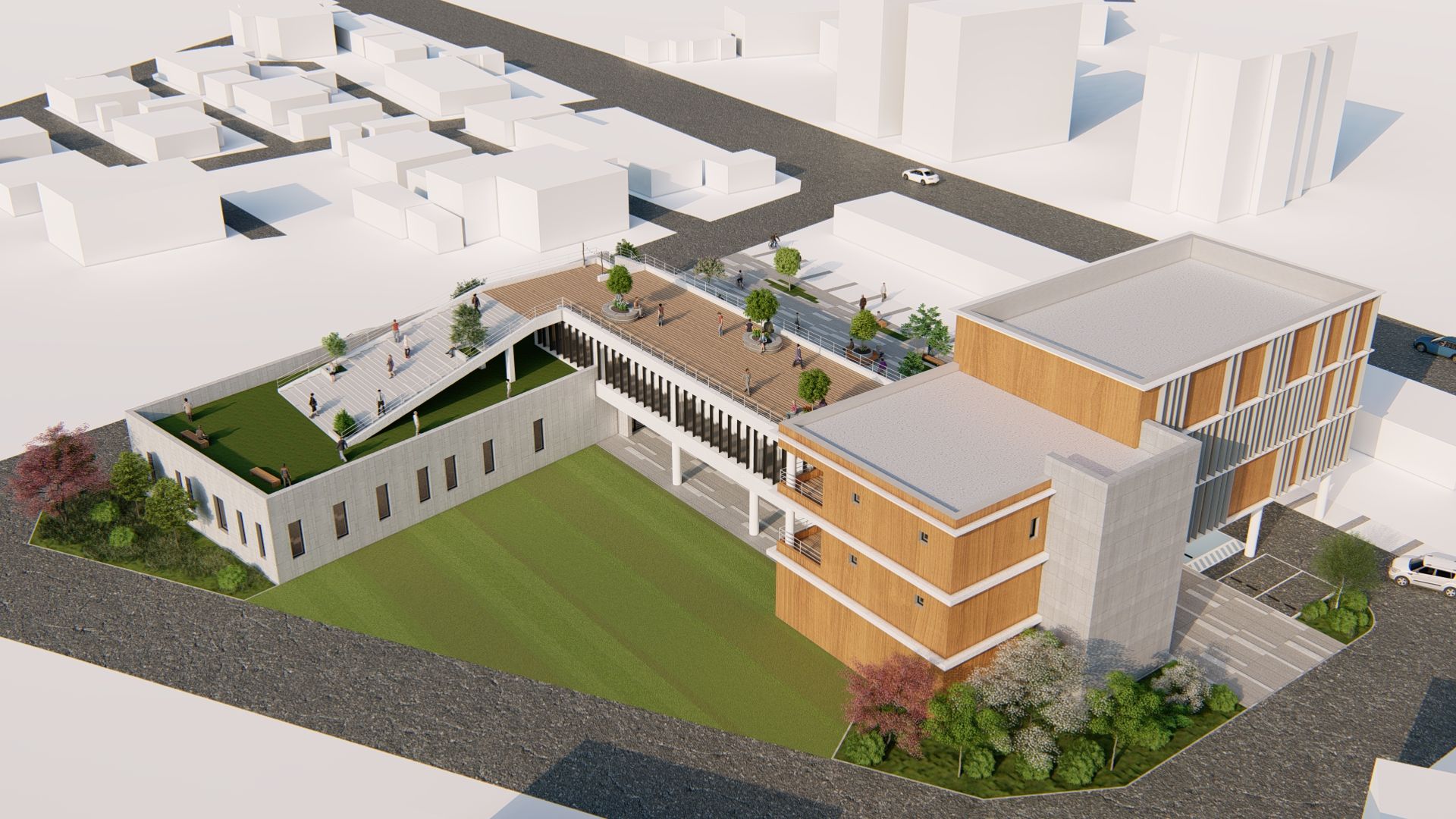 진천 백곡 복합문화센터 현상 — FLAT ARCHITECTS STUDIO